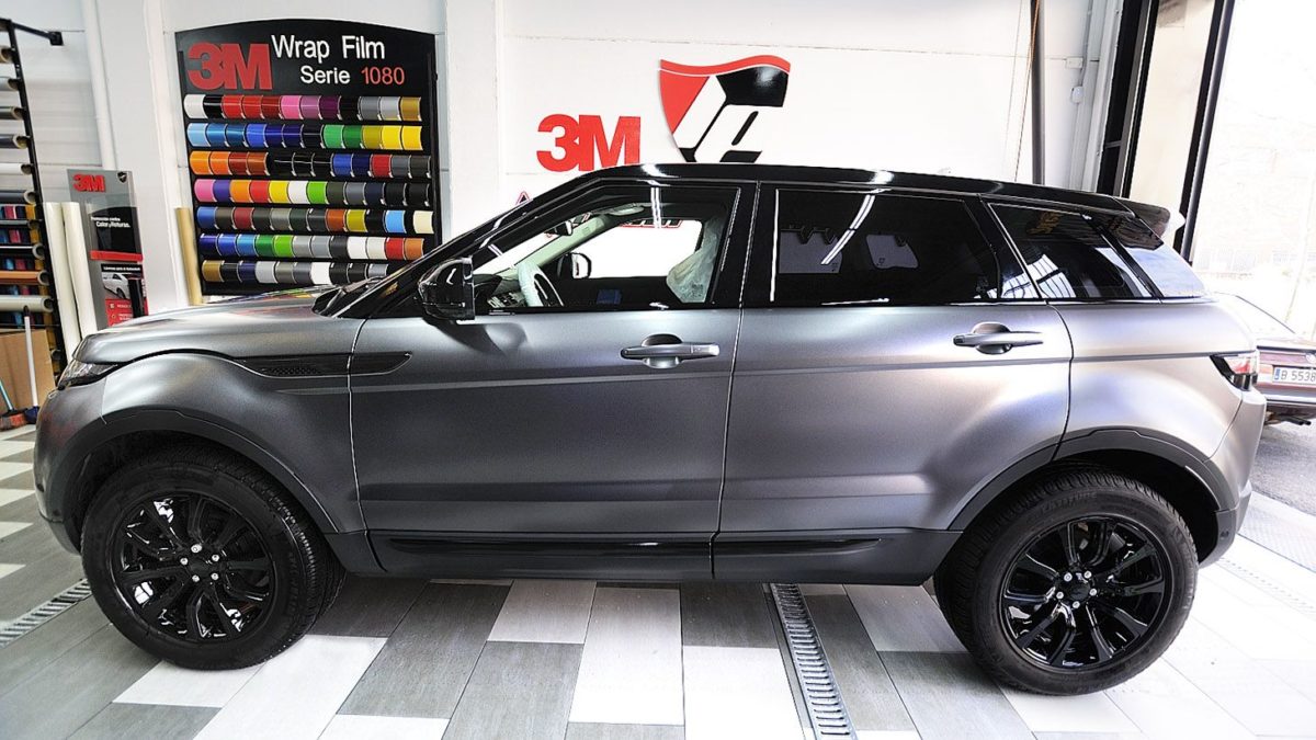 Evoque full wrap sobre Evoque en vinilo adhesivo 3M serie 1080 acabado ...