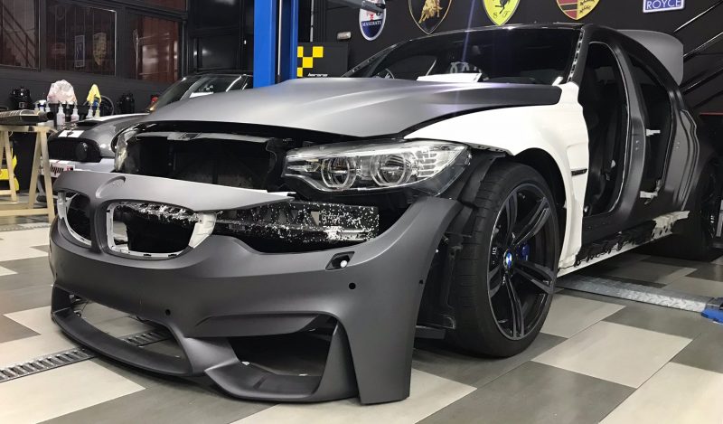 BMW M3 Gris Antracita Mate 3M Wrap Film - Lupo car wrapping